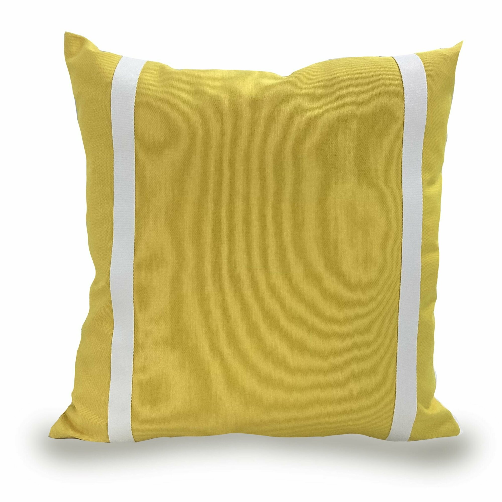 Подушка Желтый Стиль, хлопок, 40*40 см, съемный чехол