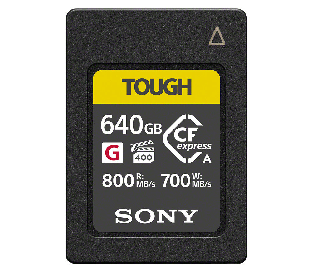 Карта памяти Sony CFexpress Type A 640GB Tough, Read 800 / Write 700