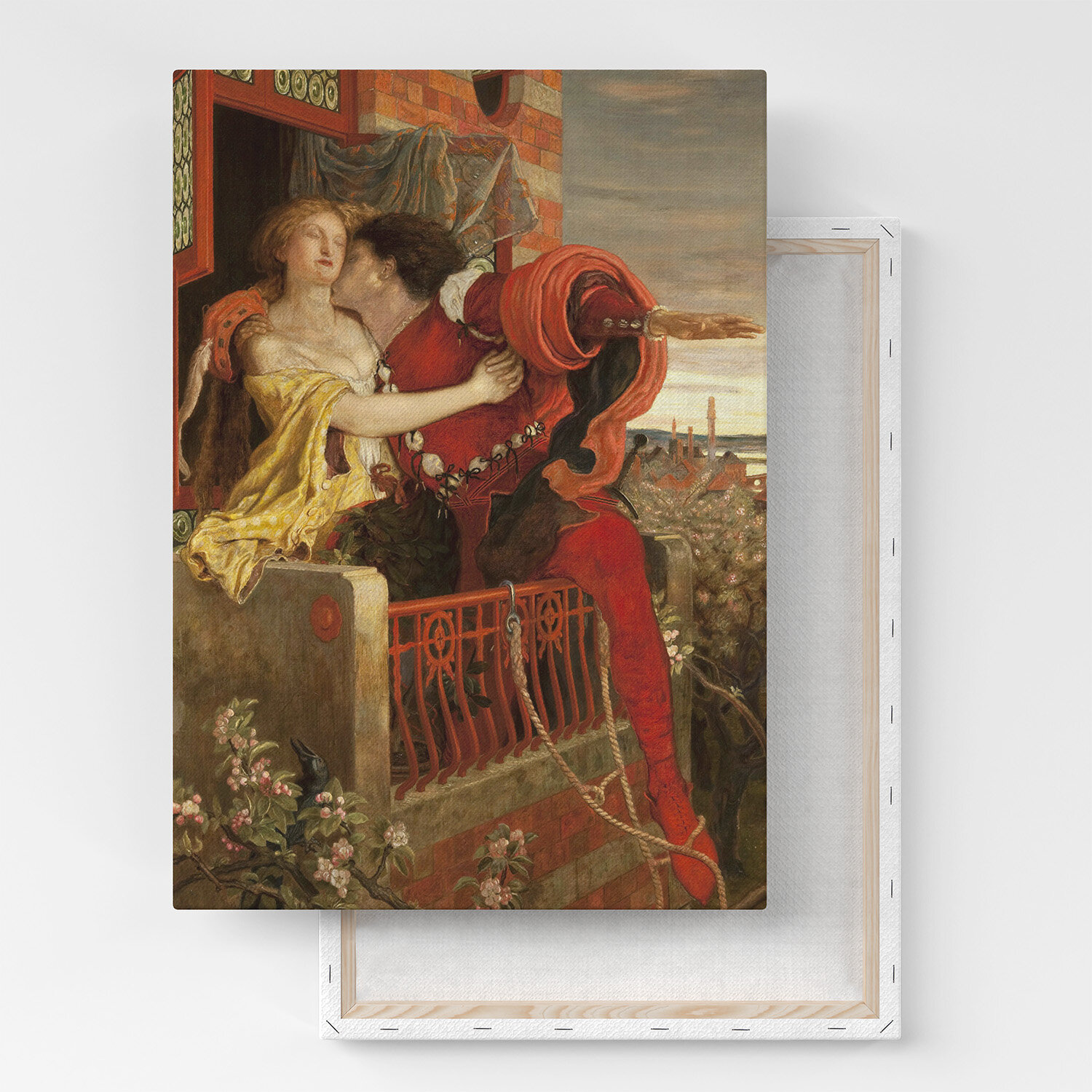 Картина на холсте, репродукция / Форд Мэдокс Браун - Romeo and Juliet / Размер 30 x 40 см