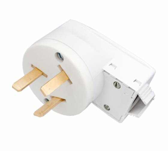 Вилка к электроплите BYLECTRICA В32-001, 32А, 250 В, пластик, белая