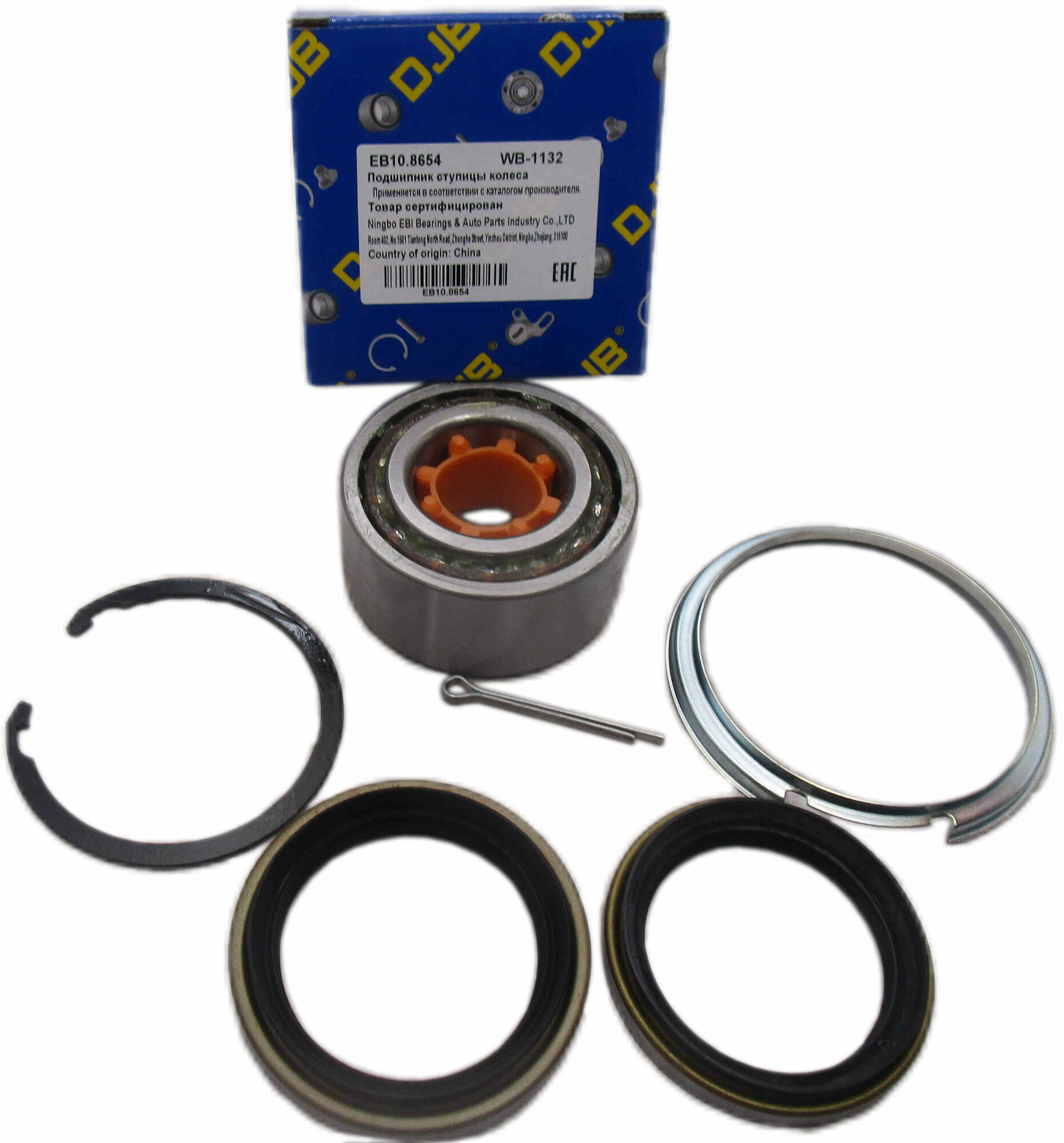 Подшипник ступицы колеса перед прав лев DJB EB10.8654