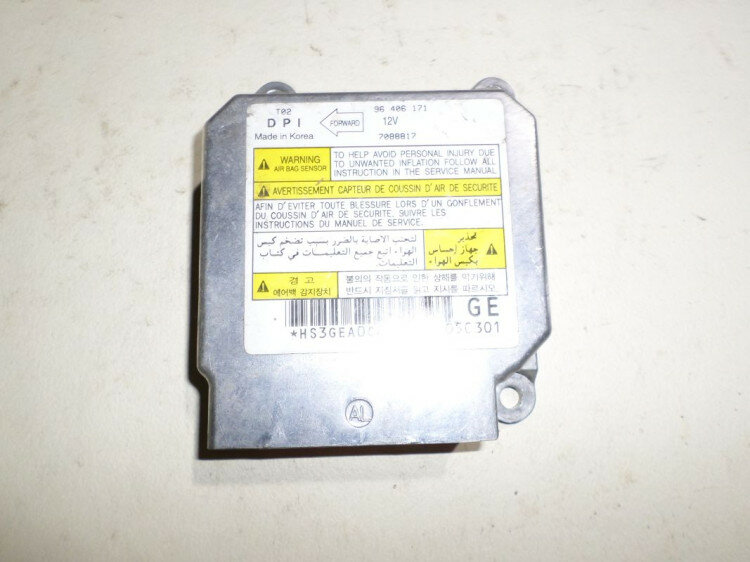 Блок управления подушкой безопасности 96406171 GE 7088817 Шевроле Авео Т200 аэрбегом