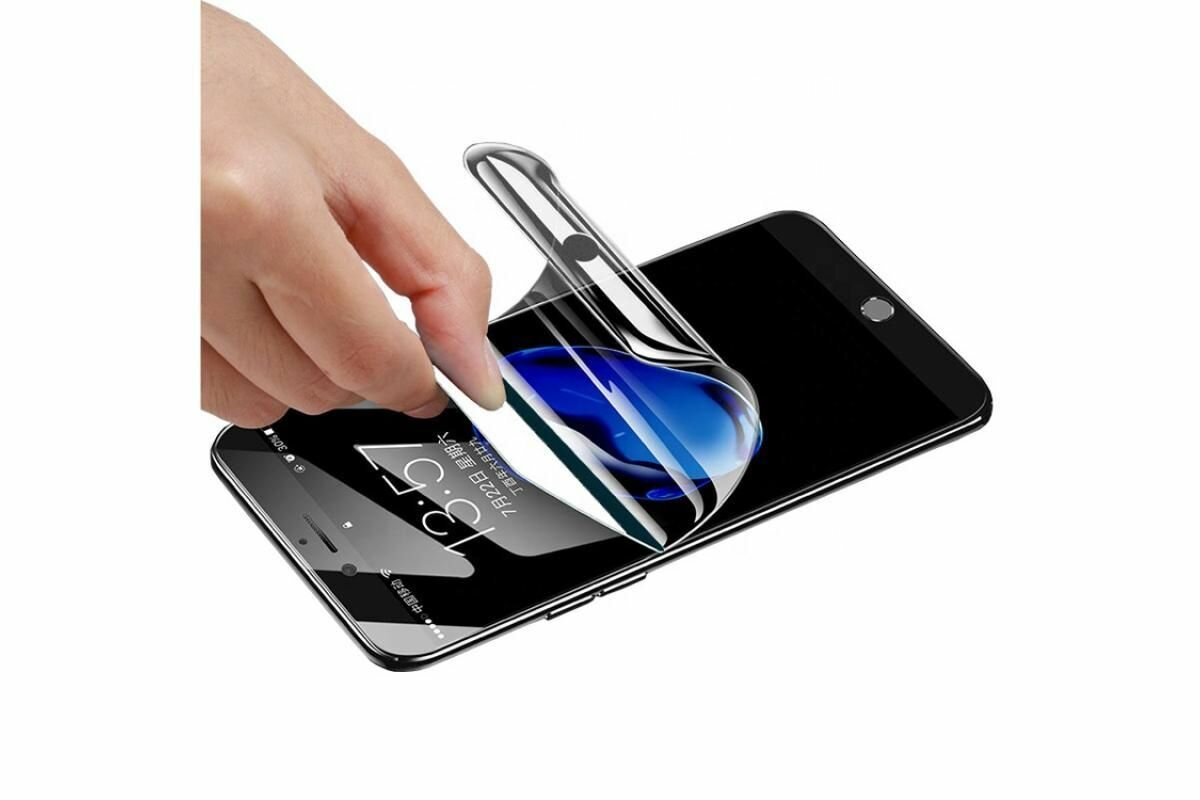 Гидрогелевая защитная пленка для смартфона iPhone Xs/iPhone 11 Pro/iPhone X (самовосстанавливающаяся бронепленка глянцевая)