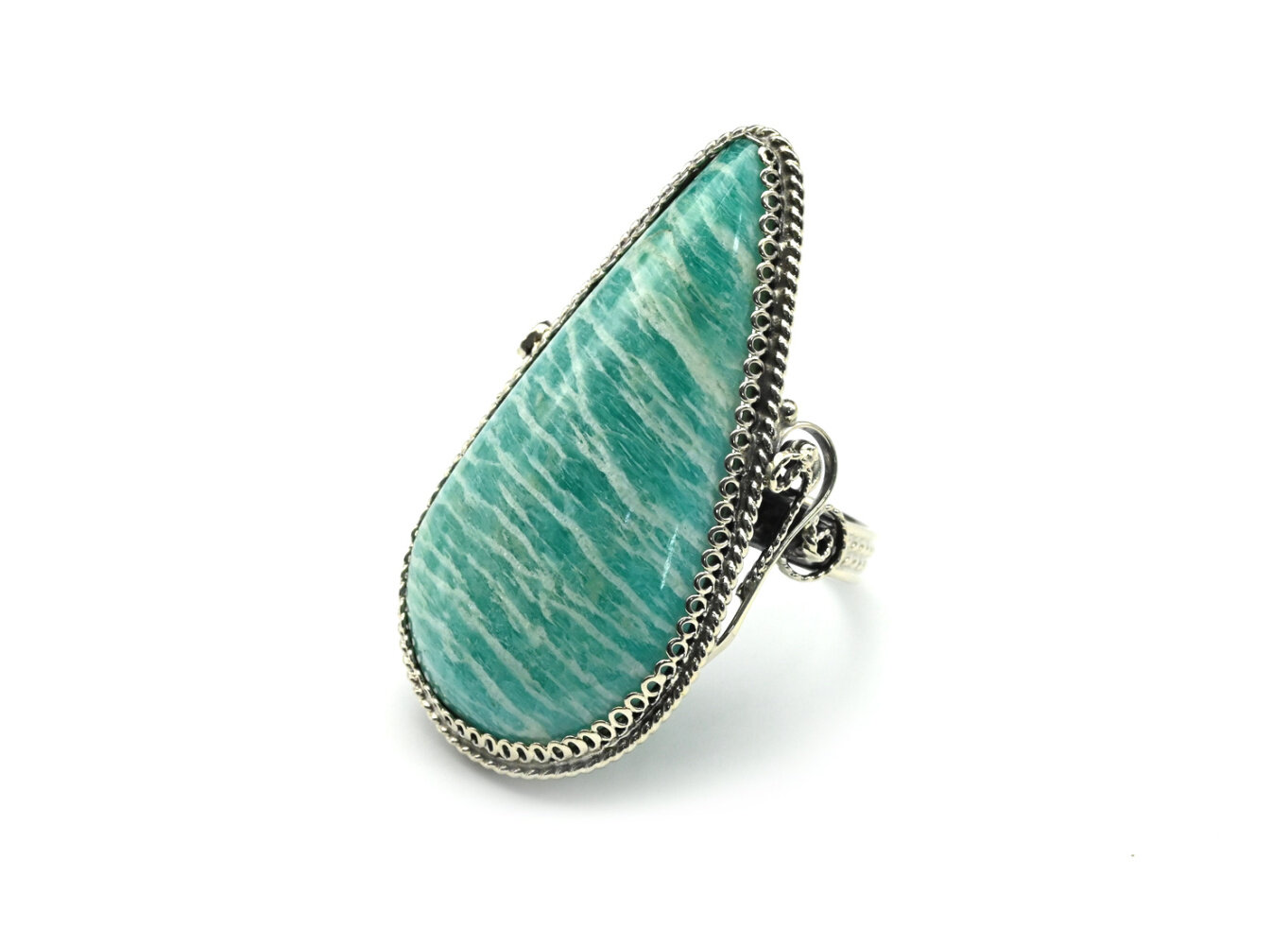 Кольцо, амазонит