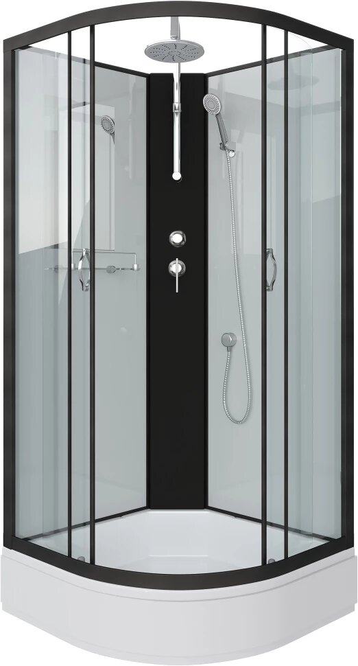 Душевая кабина 80x80x240 см Niagara NG-6703-14BKT прозрачное