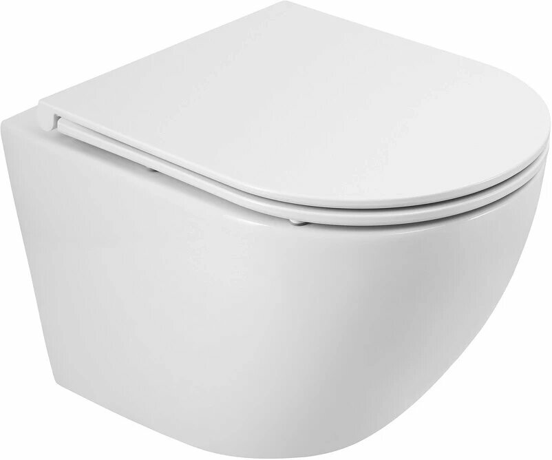 Унитаз подвесной BelBagno Sfera-R BB046CH-TOR безободковый, торнадо, белый