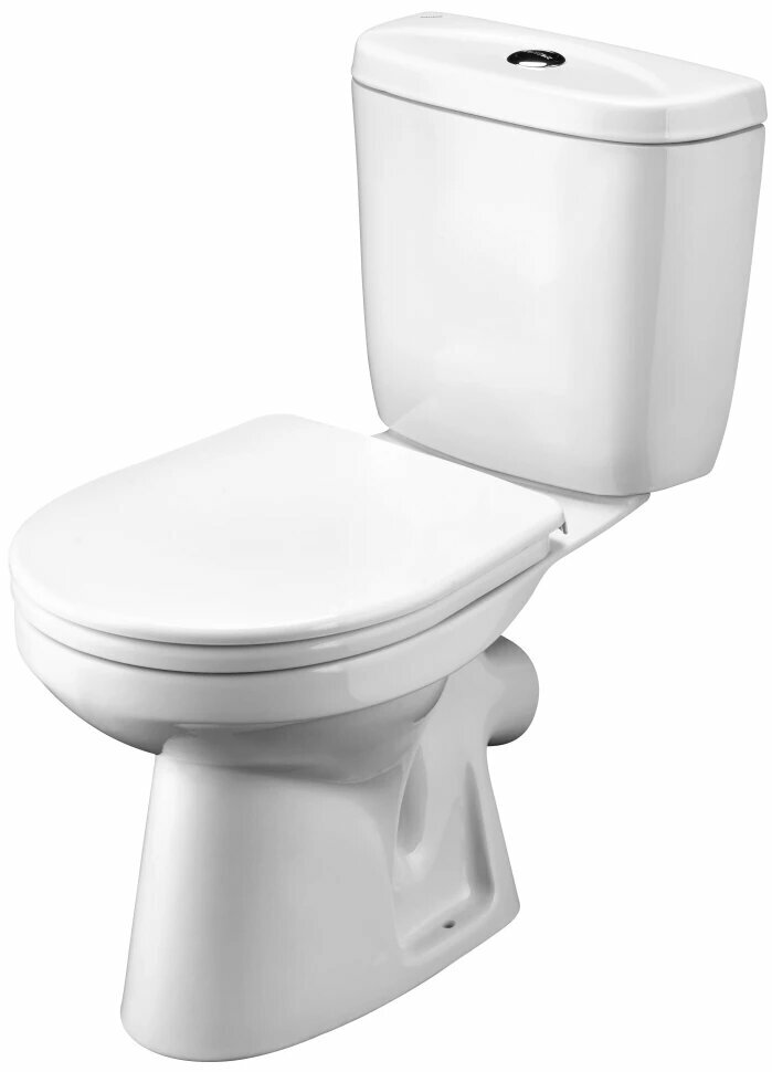 Унитаз-компакт Santek Анимо 1. WH11.0.032 косой выпуск, с сиденьем полипропилен, белый