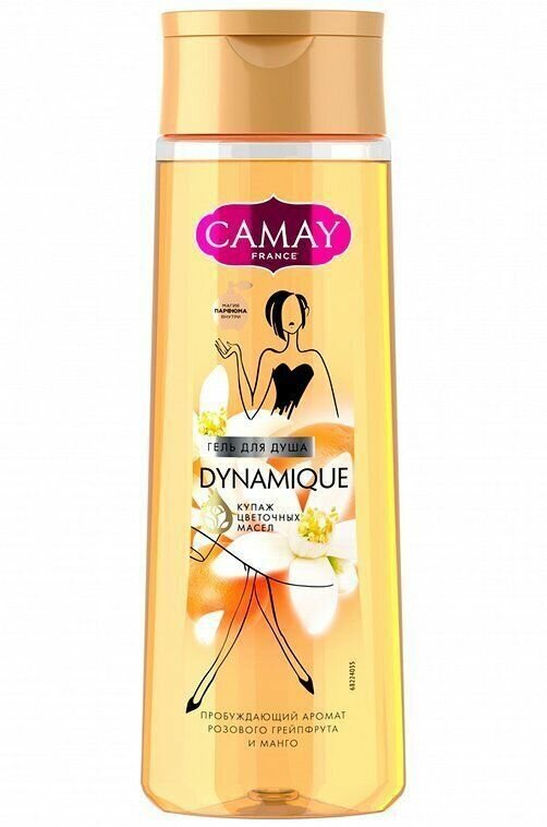 Camay Гель для душа Dynamique Grapefruit, 250 мл/