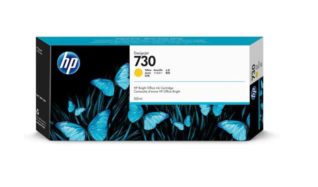 Картридж HP P2V70A, 300 стр, желтый, 300 мл.