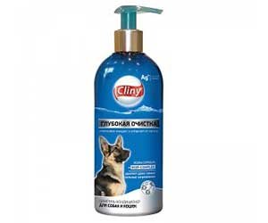 Шампунь-кондиционер для собак и кошек Cliny глубокая очистка 300мл к309