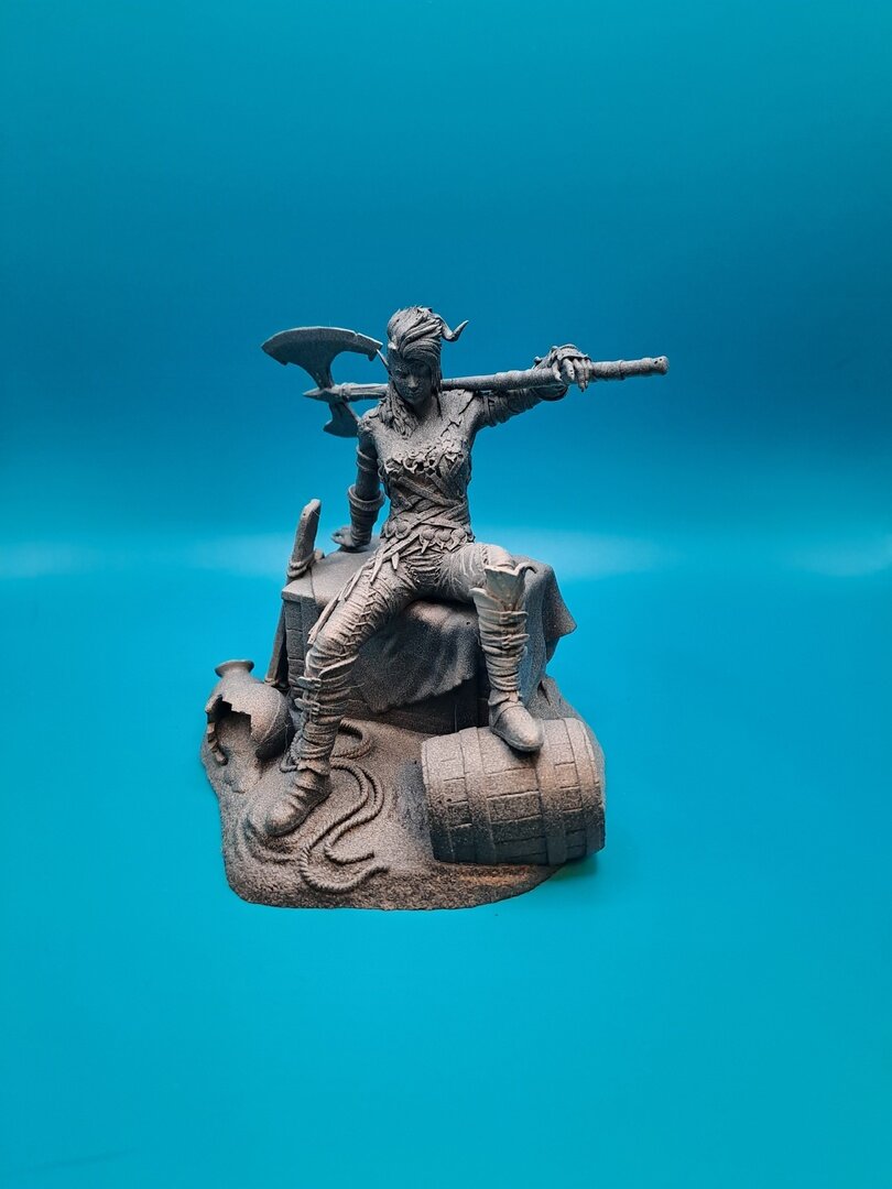 Фигурка для коллекции - Карлах, Ярость Авернуса (Karlach, Avernus Fury. Baldurs Gate 3)