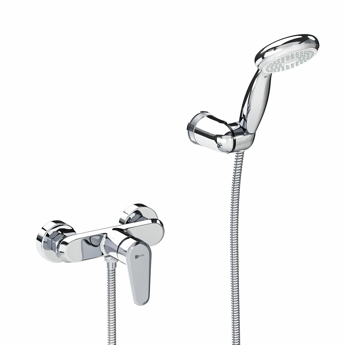 Смеситель Lemark Point LM0303C для душа с лейкой, без излива, хром