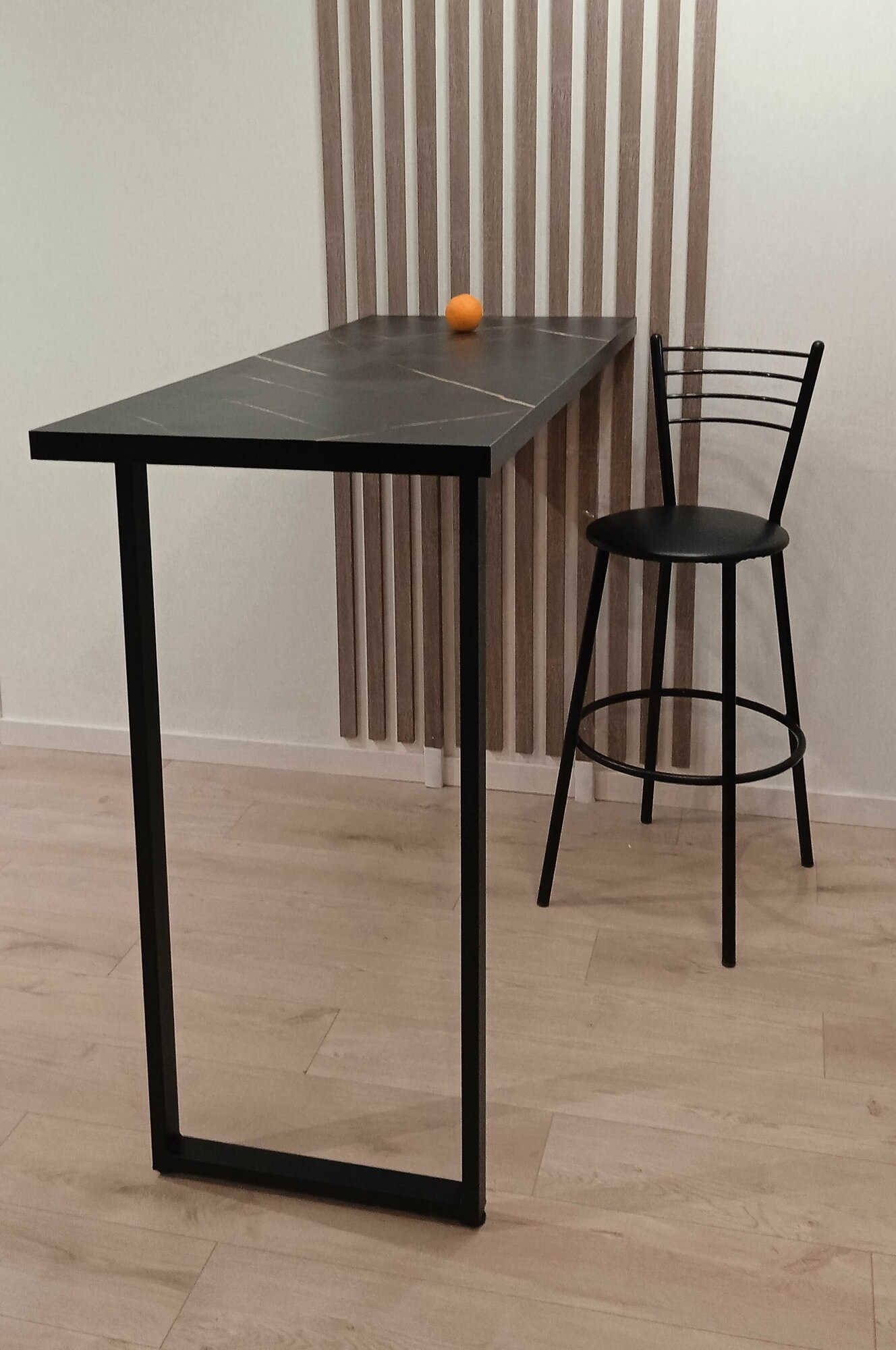 Барная стойка Лофт-2 Пирит темный, 140х60