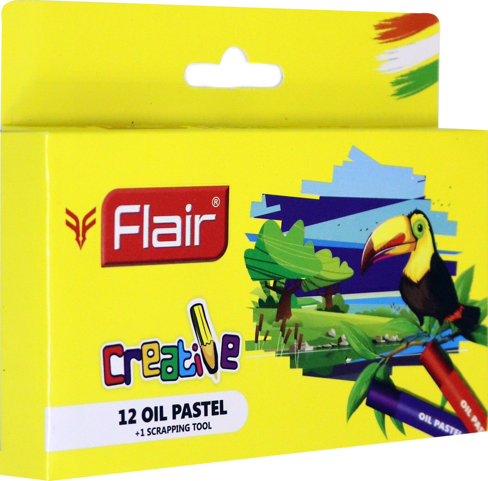Пастель масляная "CREATIVE", 12 цветов, + инструмент (FA 8009)