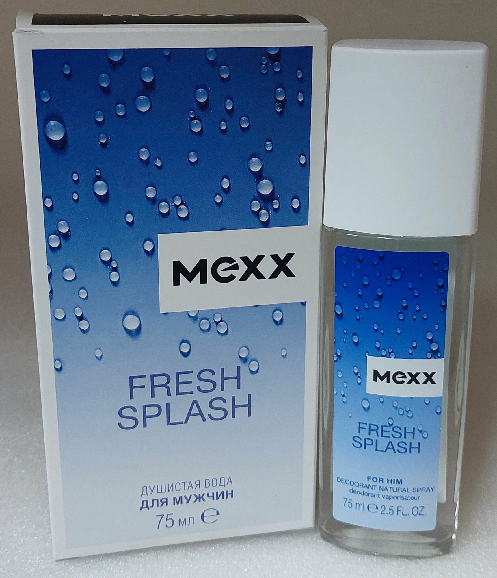 Душистая туалетная вода Mexx "FRESH SPLASH men", мужская, 75 мл