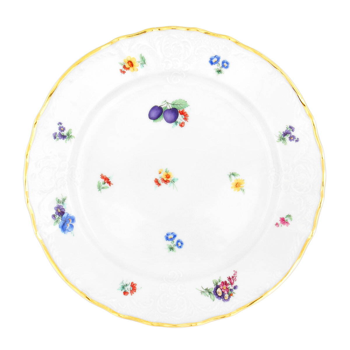 Набор тарелок 21 см. "Слива" Bernadotte 6 шт.