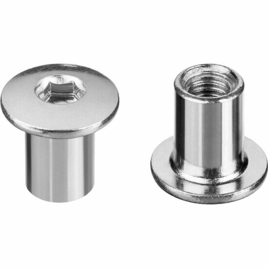 Гайка Эриксона Зубр Гайка Эриксона с полукруглой головкой, M6x12мм, 5 кг (730 шт), оцинкованная, шест. 4мм, 303760-4