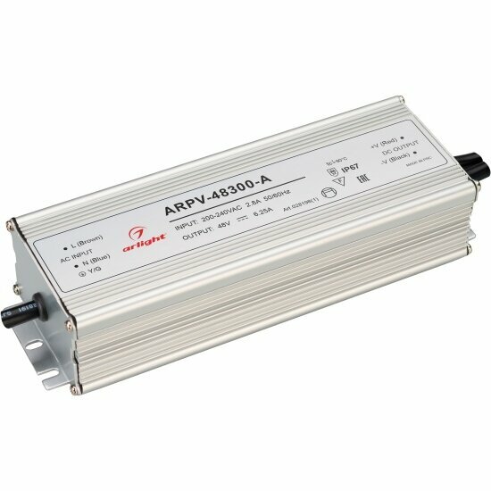 Блок питания Arlight ARPV-48300-A 48V 300W 67 IP 6,25A 028198(1)