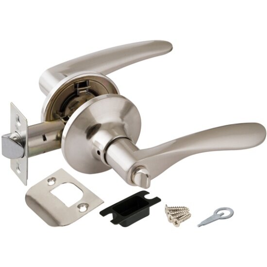 Ручка защелка Punto DK620 SN-BK (6020 SN-B ) (фик.) мат. никель