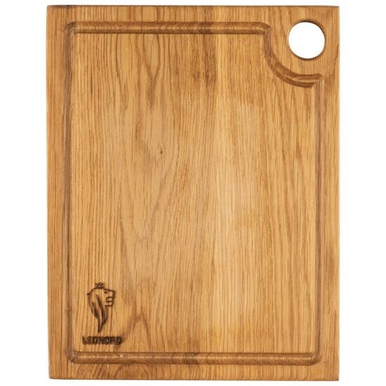 Доска разделочная Leonord 986064, 24х19х2 см (дуб)