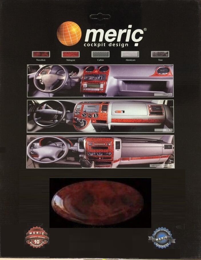 Декор салона (на двери), для авто VW Golf VI 2008-2013 (Фольксваген Гольф)