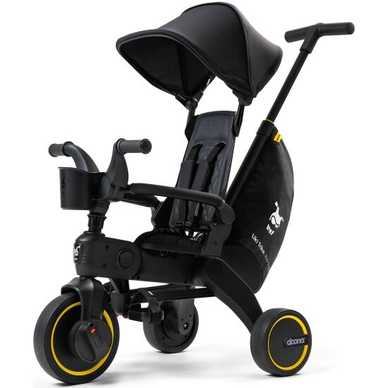 Велосипед трехколесный складной Doona Liki Trike Limited Edition Midnight