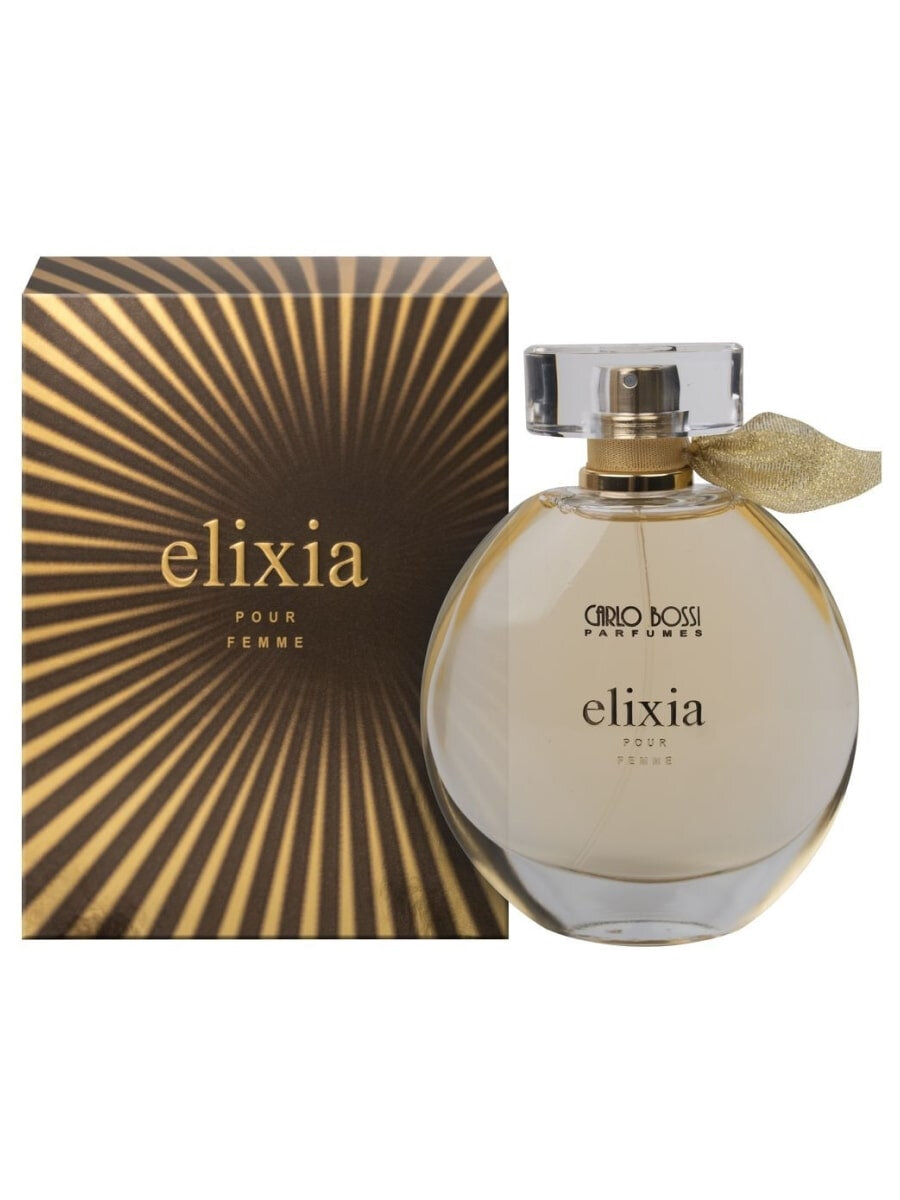 Парфюмерная вода Carlo Bossi "Elixia Gold", 100мл, женские, шипровые, сладкие