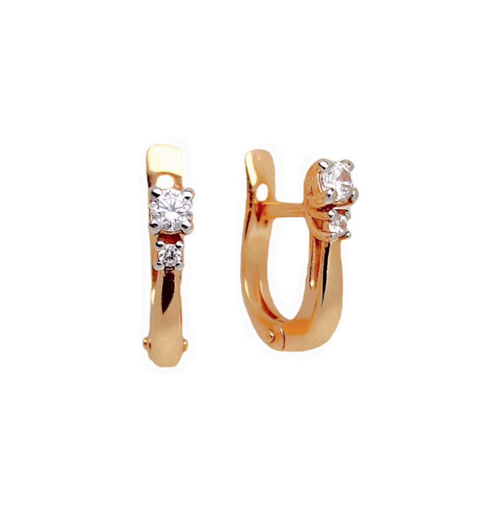 Серьги, золото, 585 проба
