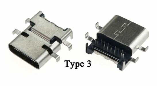 Разъем USB TYPE-C для Lenovo ThinkPad E480 E485 E580 E585 R480 E590 VER-3