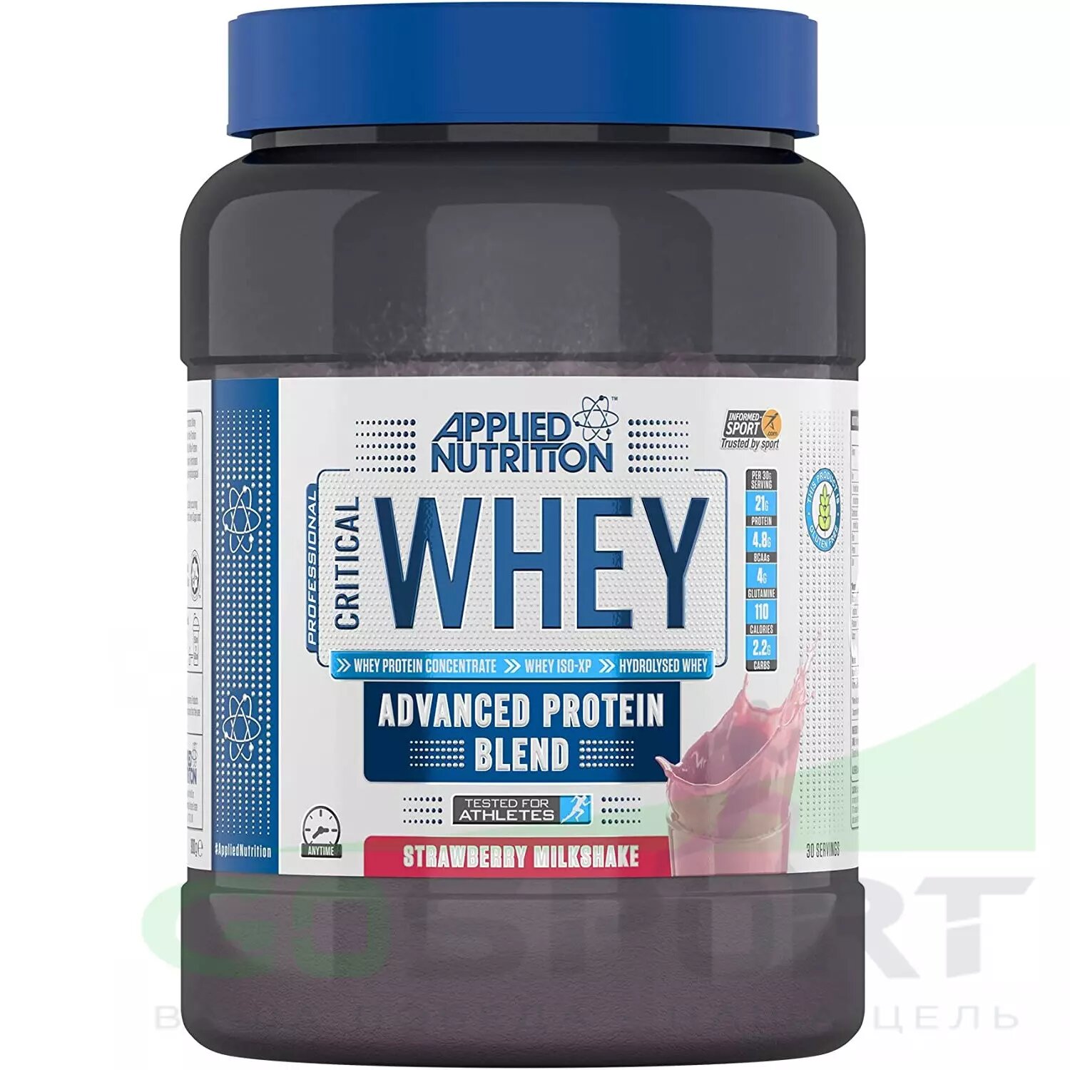 Applied Nutrition - Critical Whey, 900 грамм, клубника