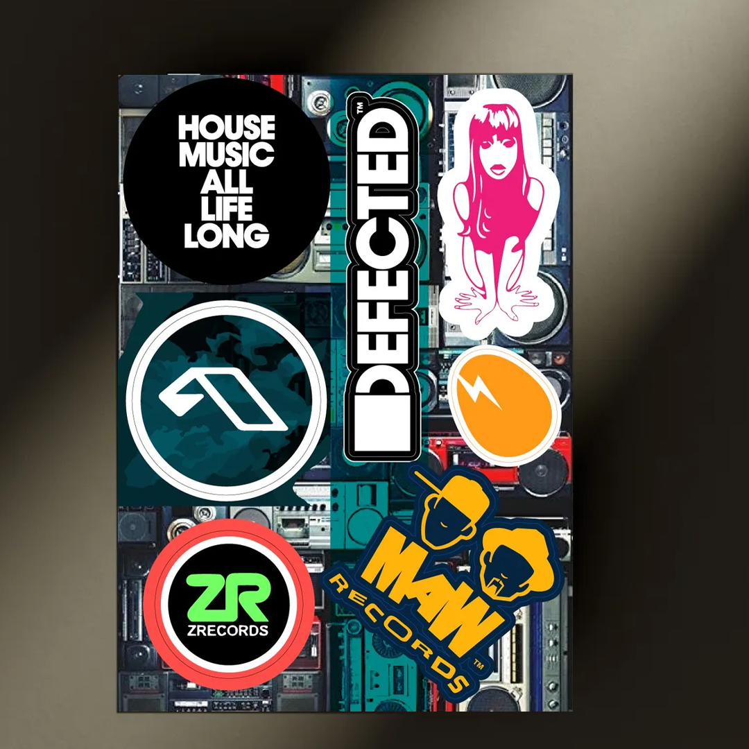 Стикерпак HOUSE Music #2 - стикеры посвященные хаус музыке