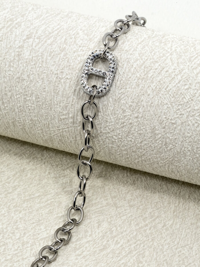 Браслет-цепочка Floranse со стразами