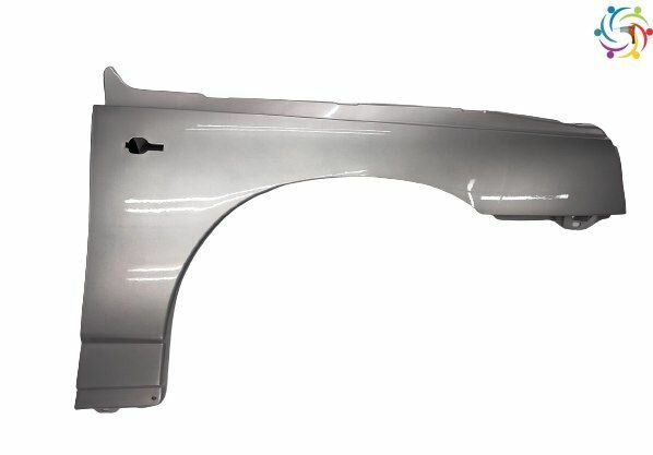 Крыло пластиковое правое 2110 2111 2112 окрашенное в цвет Снежная Королева 690;"серебристый металлик"