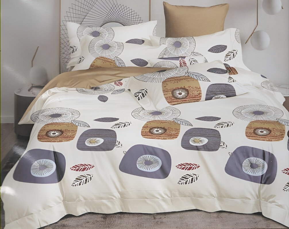 Постельное белье Поплин рисунок LR0445 размер 2-х спальный артикул 1069