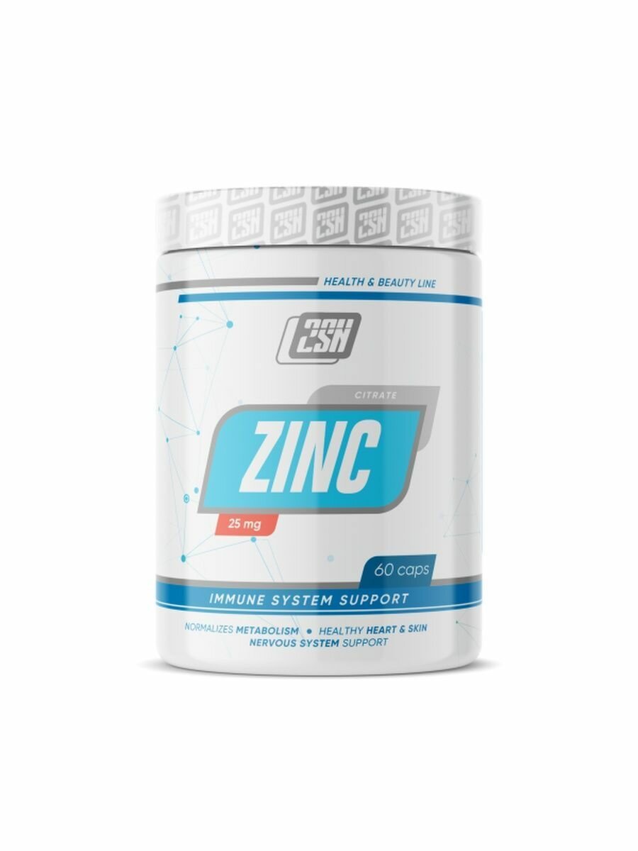 Цинк Zinc Citrate 25mg 2SN 60 капс, СпортПитИнвест