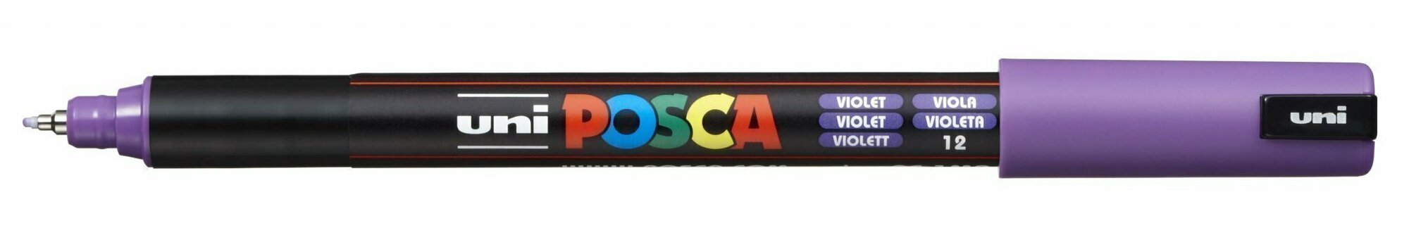 Маркер Uni POSCA PC-1MR фиолетовый, 0.7 мм, цвет 12
