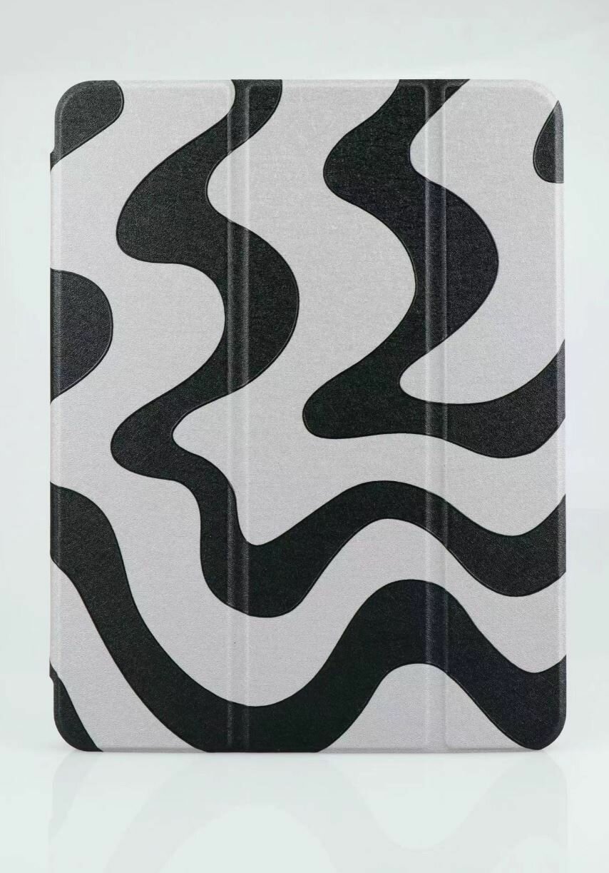 Чехол для Samsung Galaxy Tab A9 8.7"/ SM-X110, SM-X115, полоса зебры (с отсеком для стилуса)