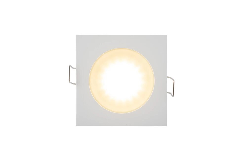 DK3014-WH Встраиваемый светильник влагозащ IP 44 50 Вт GU10 белый алюминий