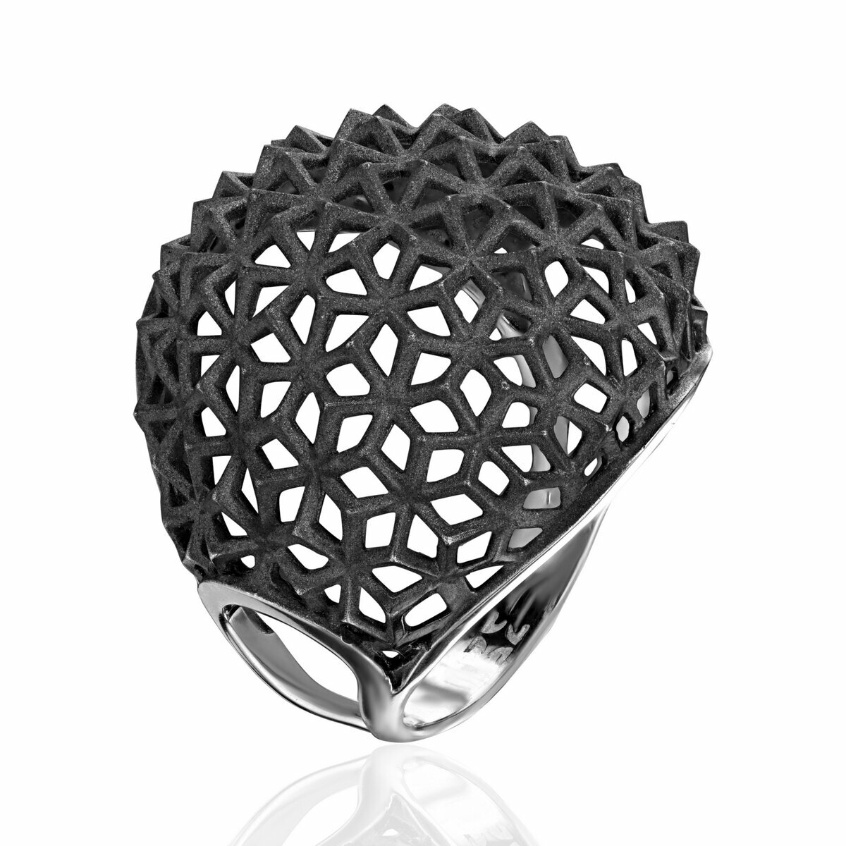 Кольцо, серебро, 925 проба