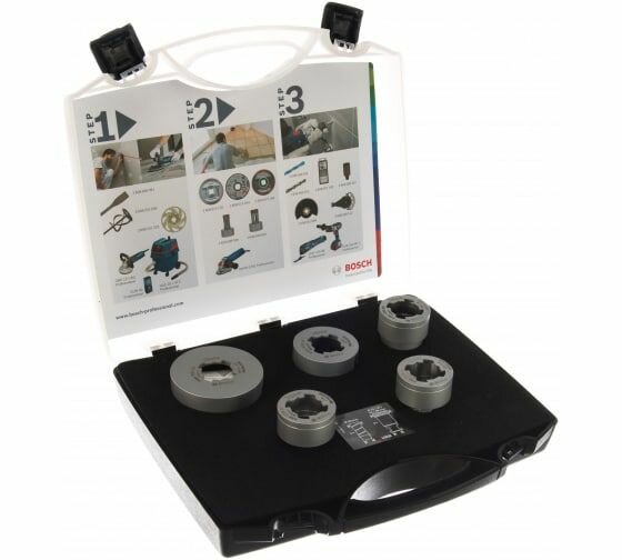 Набор алмазных коронок Dry Speed X-LOCK (25-68 мм; 5 шт.) Bosch 2608599037