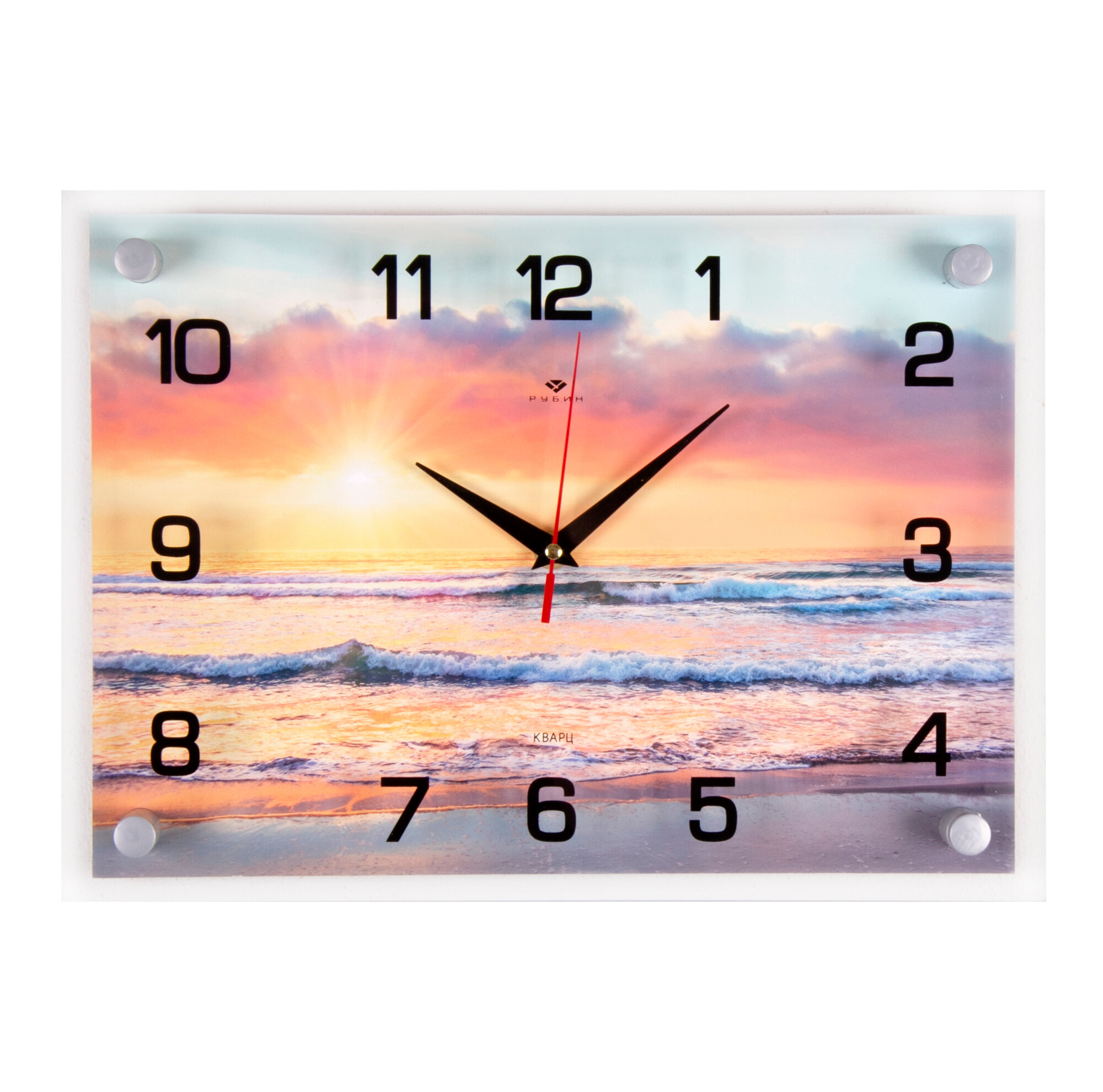 Часы настенные Рубин 2535-071, Морской рассвет