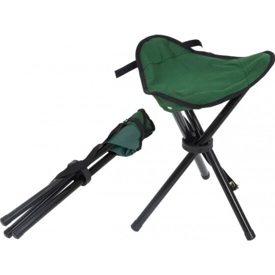 Стульчик складной Ecos DW-1001C треугольный зеленый)