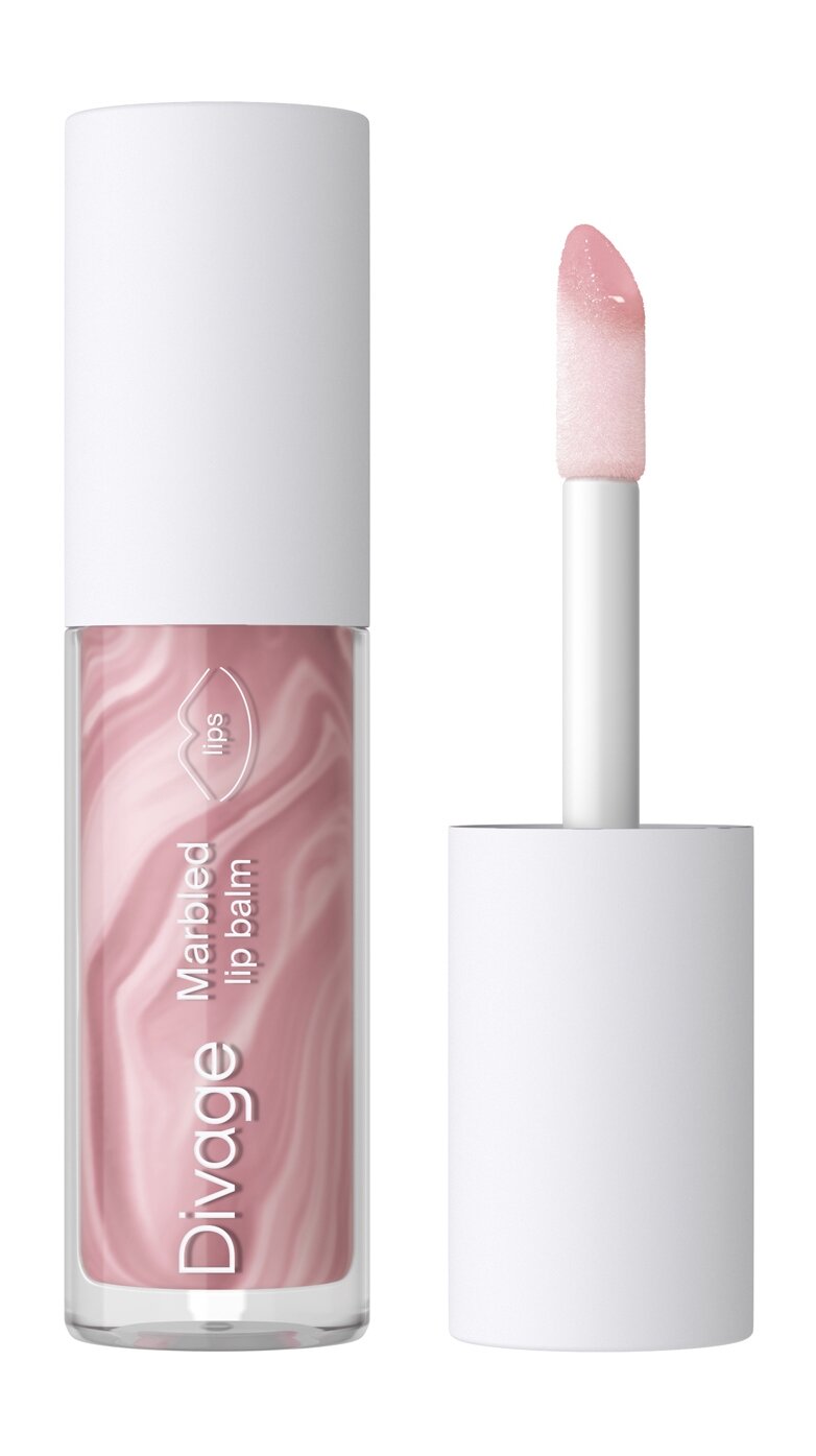 DIVAGE Бальзам для губ Marbled Lip Balm, 4 мл, 01
