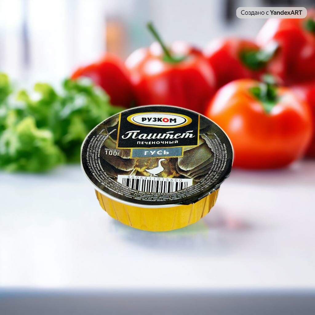 Паштет печеночный Гусь "рузком" 100 гр. 9 шт.