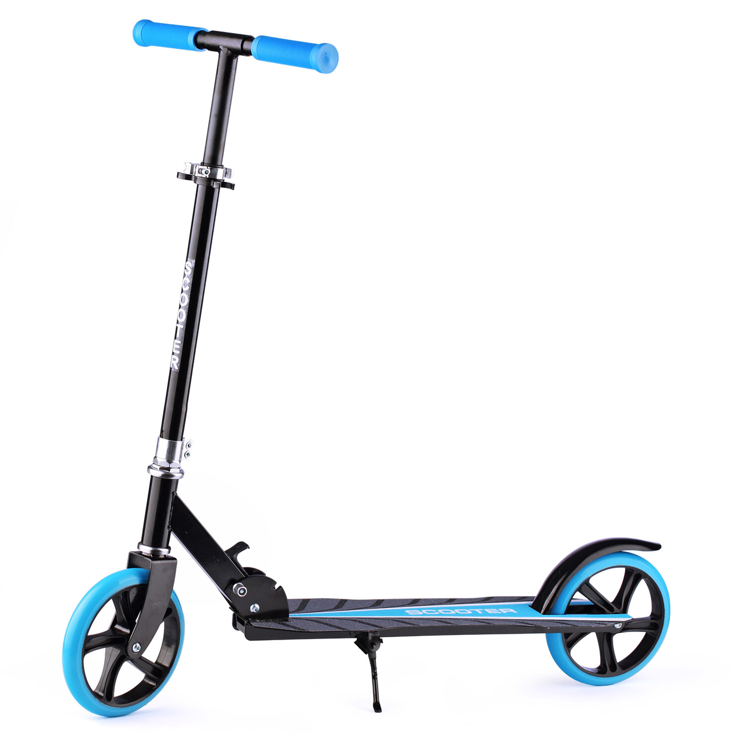Самокат U037838Y 2-х кол, голубой, PU/ 200 мм, ABEC 7, в коробке