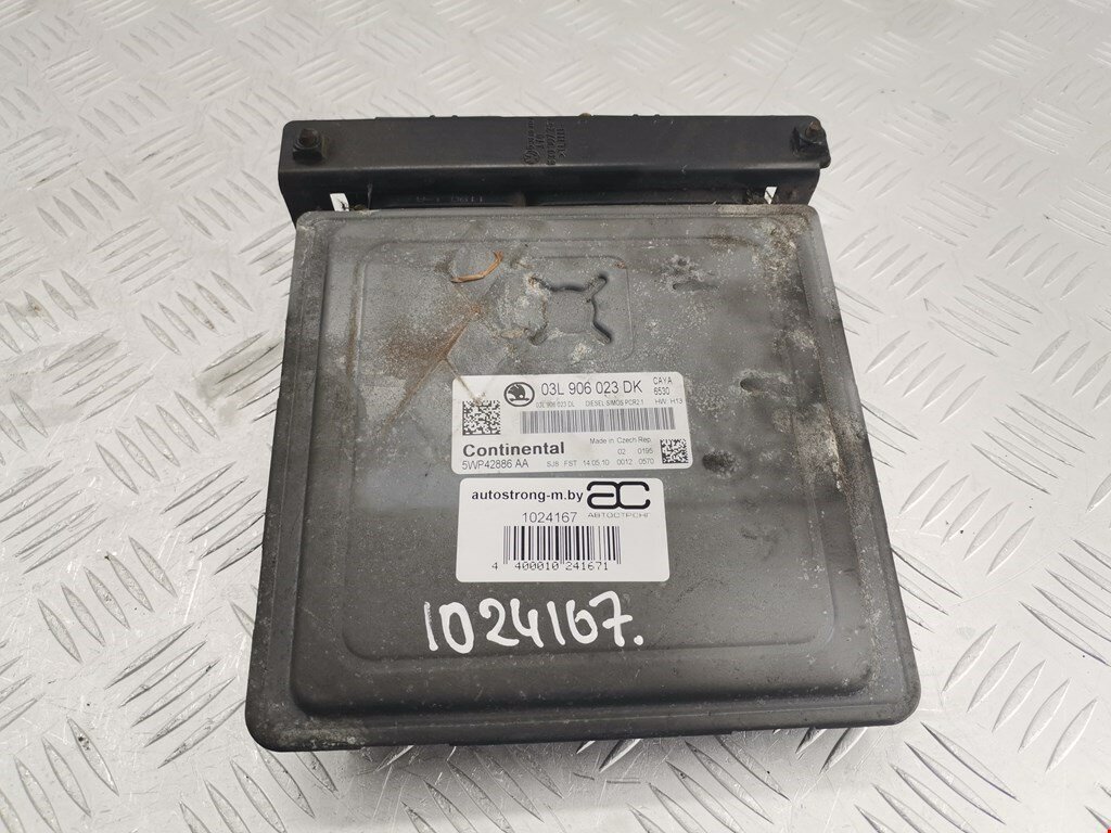 Блок управления двигателем Skoda Fabia 2 (5J) 03L906023DK арт. 1024167