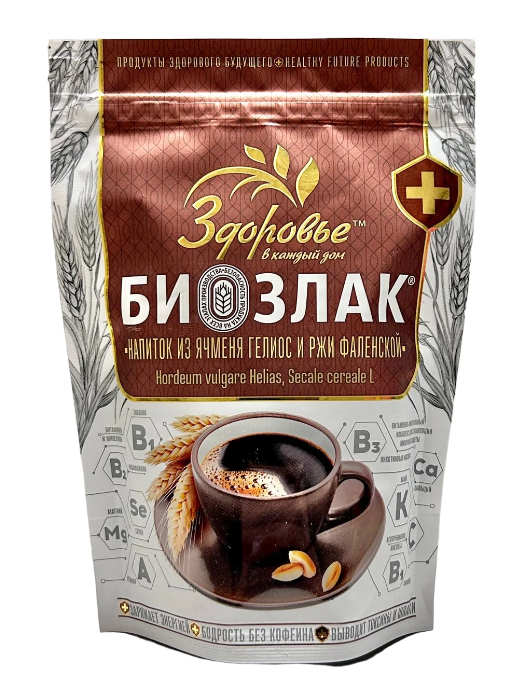 Напиток злаковый Здоровье Биозлак, натуральный, порошкообразный, 100 гр