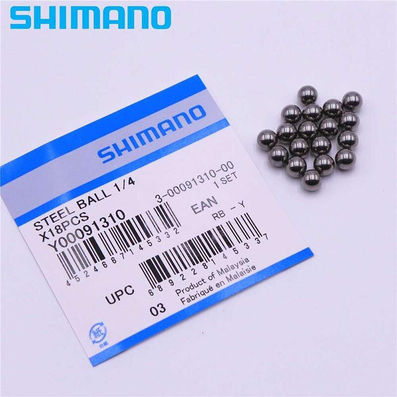SHIMANO Шарик Shimano, сталь 1/4", (18шт)