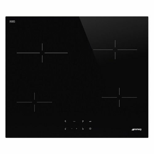 Электрическая варочная панель SMEG SE264TD1, Hi-Light, независимая, черный
