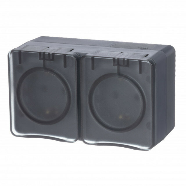 SCHNEIDER ELECTRIC AtlasDesign Profi54 розетка двух постов IP54 16A 250V антрацит